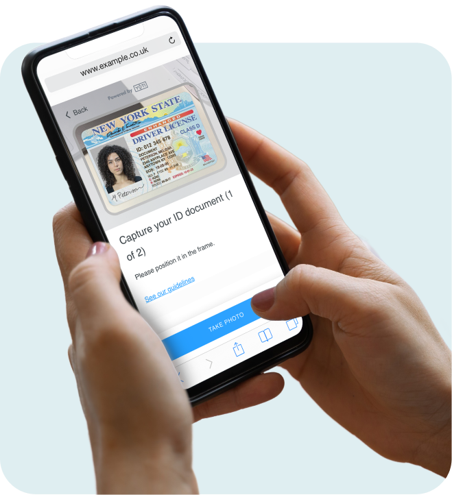ID verification made easy with our no-code portal and embedded options